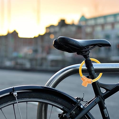 Lock Cable, Heavy Duty Bicycle U Lock, Combination Bicycle Lock, Alloy Cable Lock Anti Theft Bicycle Locks Dustproof Portable, Anti Rust Waterproof Lock, Lock with Mounting Bracket