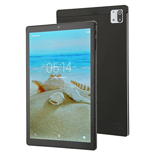 VINGVO Tablet PC, 4GB RAM 64GB ROM 10 Inch Tablet 5000mAh 100‑240V for Games (US Plug)