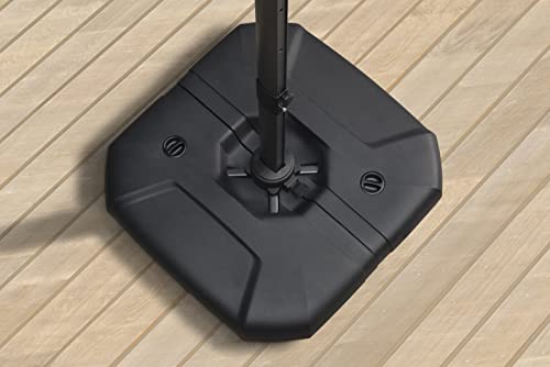PURPLE LEAF Patio Umbrella Base Water & Sand Filled Weighted Base Outdoor Umbrella Base for Cantilever Offset Patio Umbrella, 300 Lbs