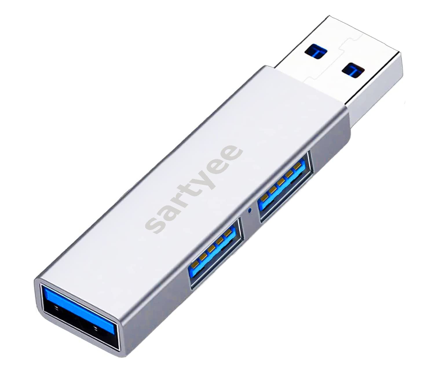 USB Hub 3.0 Extender 3-Port, sartyee Computer Networking Hubs for MacBook, Mac Pro, iMac, Ps4/5, Surface Pro,Flash Drive, Keyboard, Mouse, Windows