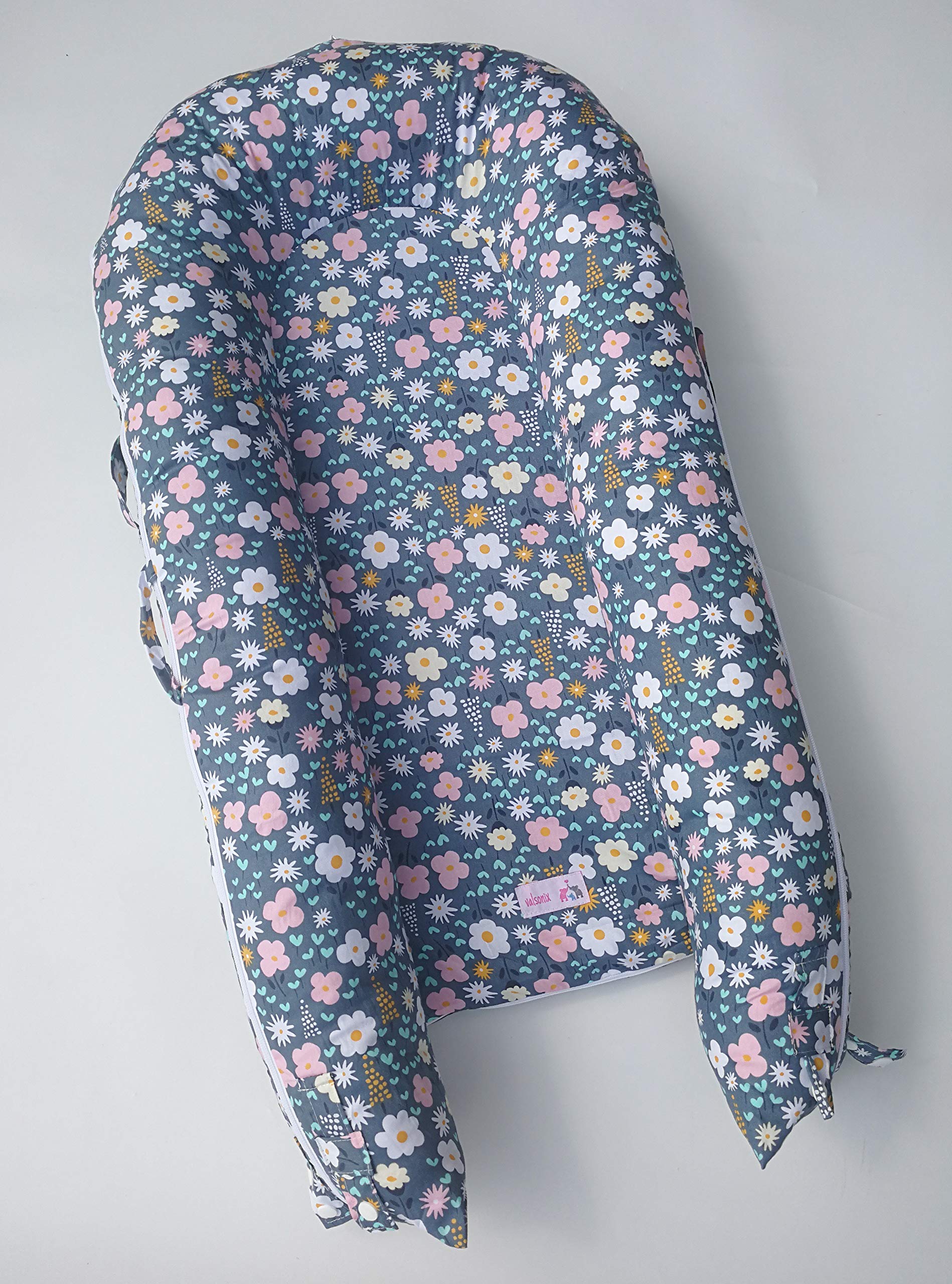 valsonix Baby Nest Cover [fits Docktot Deluxe+] (Meadow)