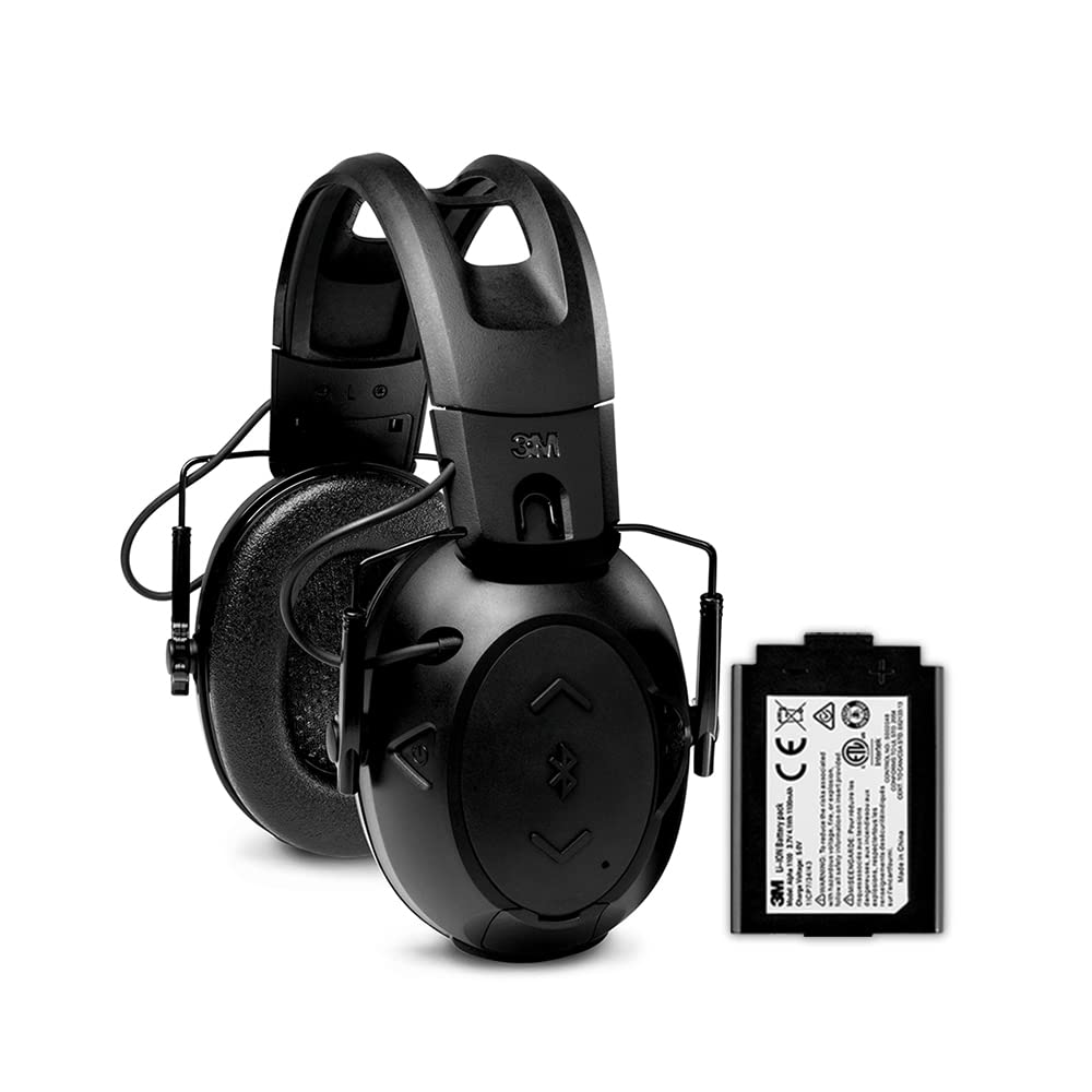 Peltor Sport Tactical 500 Smart Electronic Hearing Protector & 3M ALPHA1100 Rechargeable Li-Ion Replacement Battery Pack
