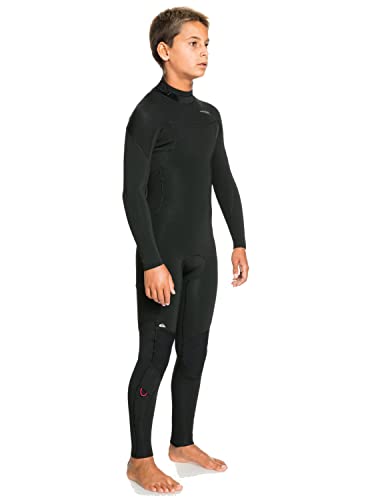 Quiksilver Boys 3/2 Sessions Back Zip Wetsuit - Black | 14