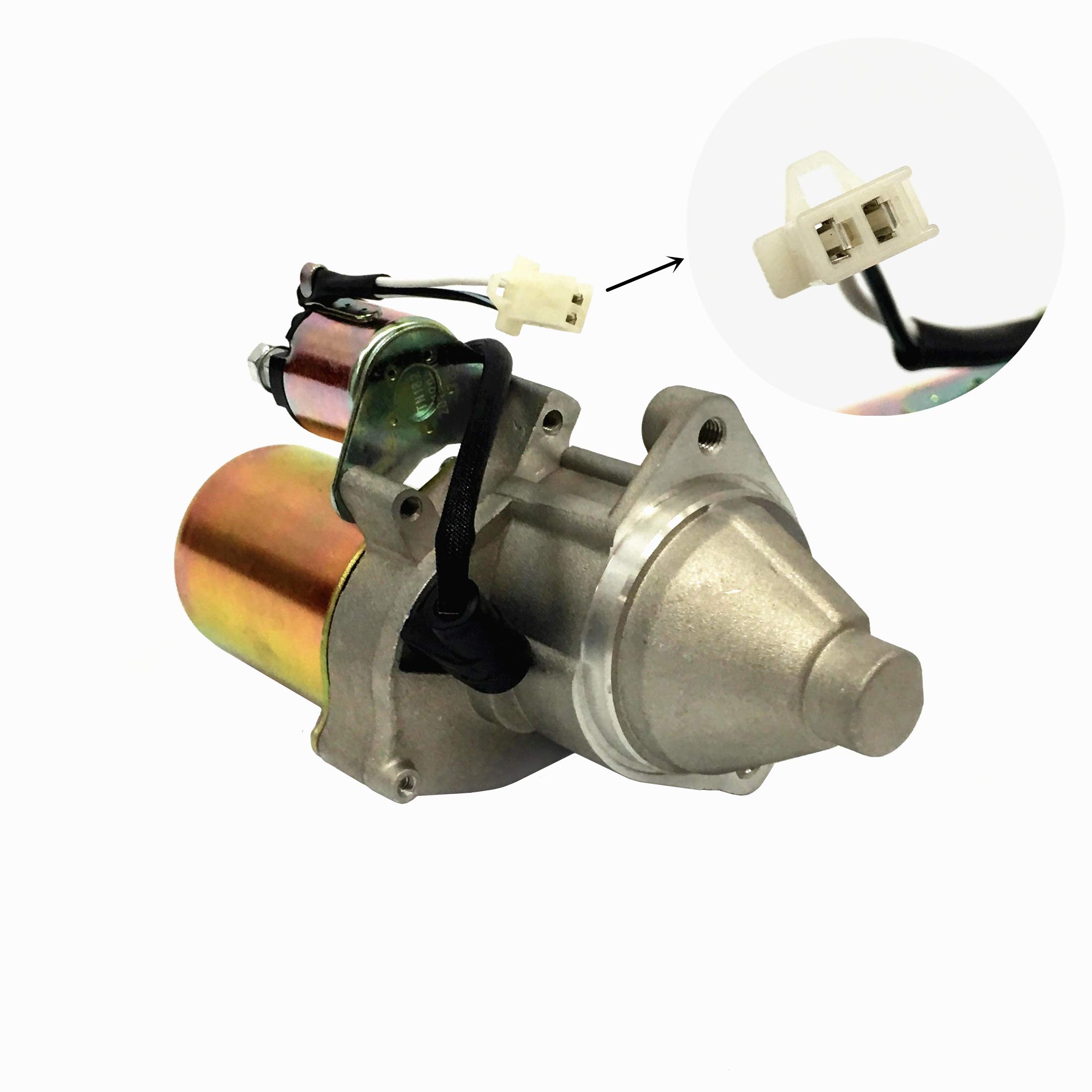 Starter W/ 2-Wire Plug for Predator 7250W 9000W 420cc for A-ipower SUA9000E SUA10000EC SUA12000E for Westinghouse WGen6000 WGen7500DFc WGen9500DFc WGen9500DF WGen9500 WH10000DF Generator