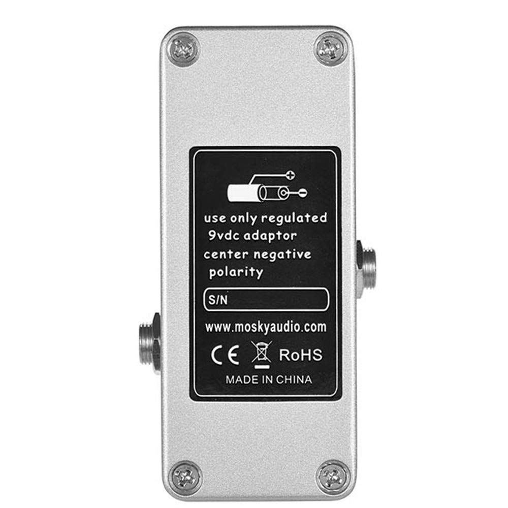 Overdrive Function Guitar Effect Pedal with True Bypass for Electric Guitar (Golden Horse)