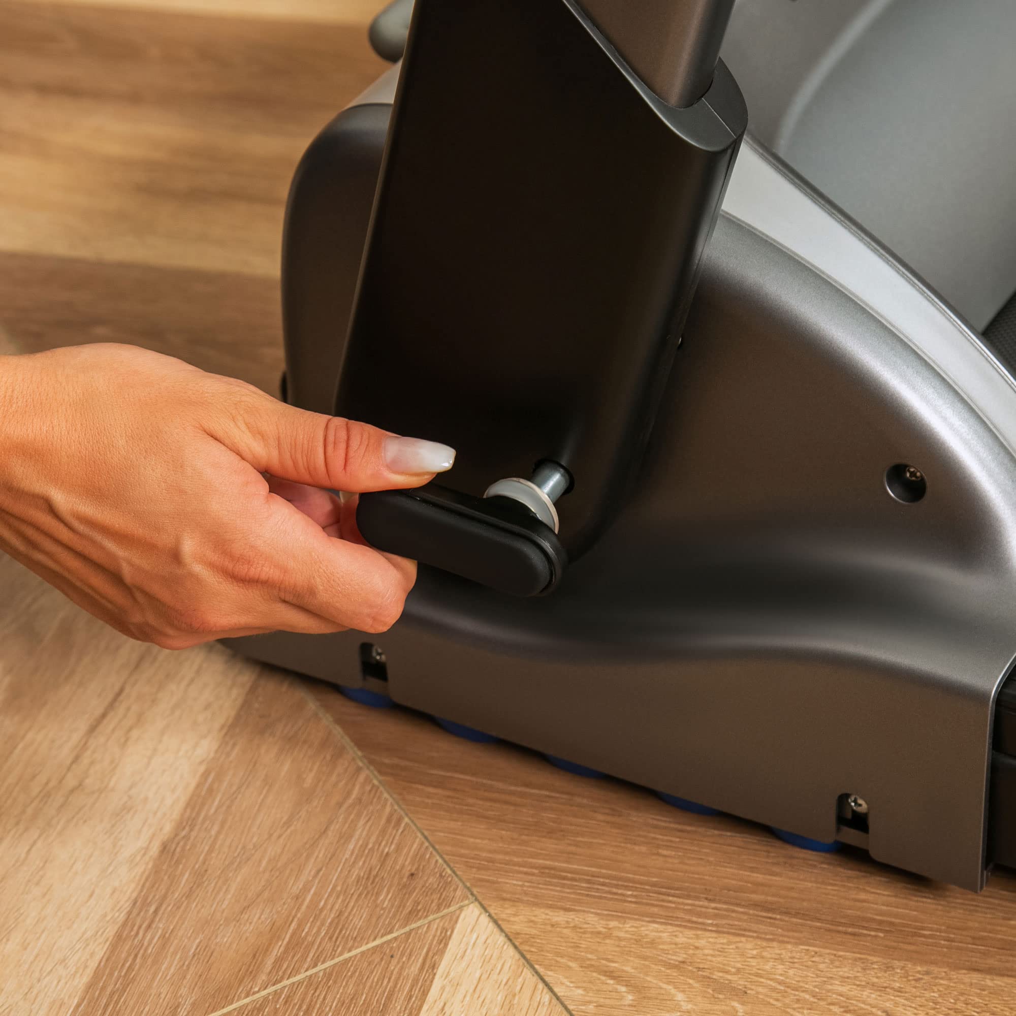 OVICX Portable Foldable Compact Home Treadmill with Shock Absorption with Bluetooth Connectivity, Fitness Tracking App, and Pulse Sensors