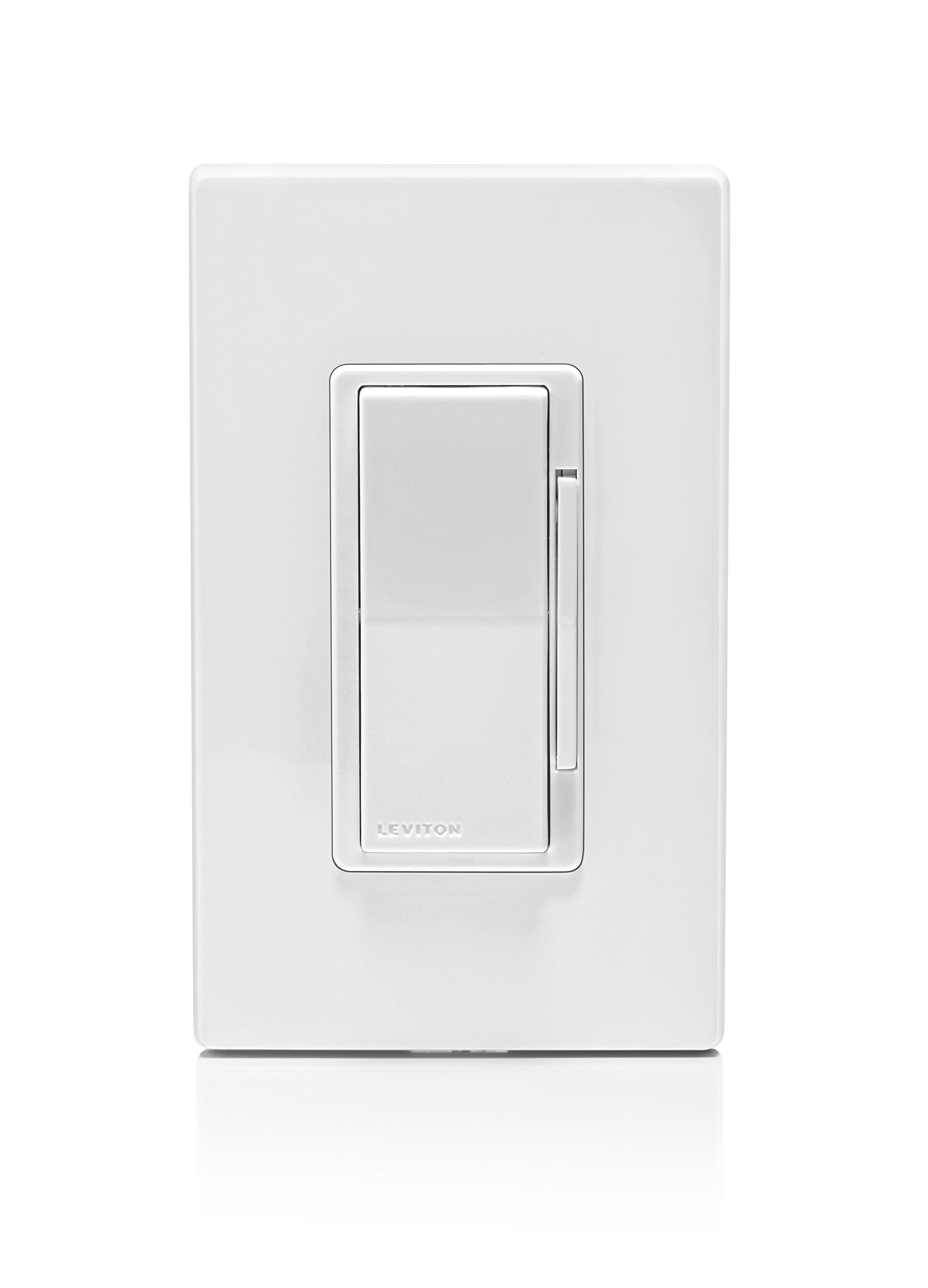 Leviton Decora Digital Dimmer Switch for Dimmable LED, Halogen and Incandescent Bulbs, DDL06-1LZ, White
