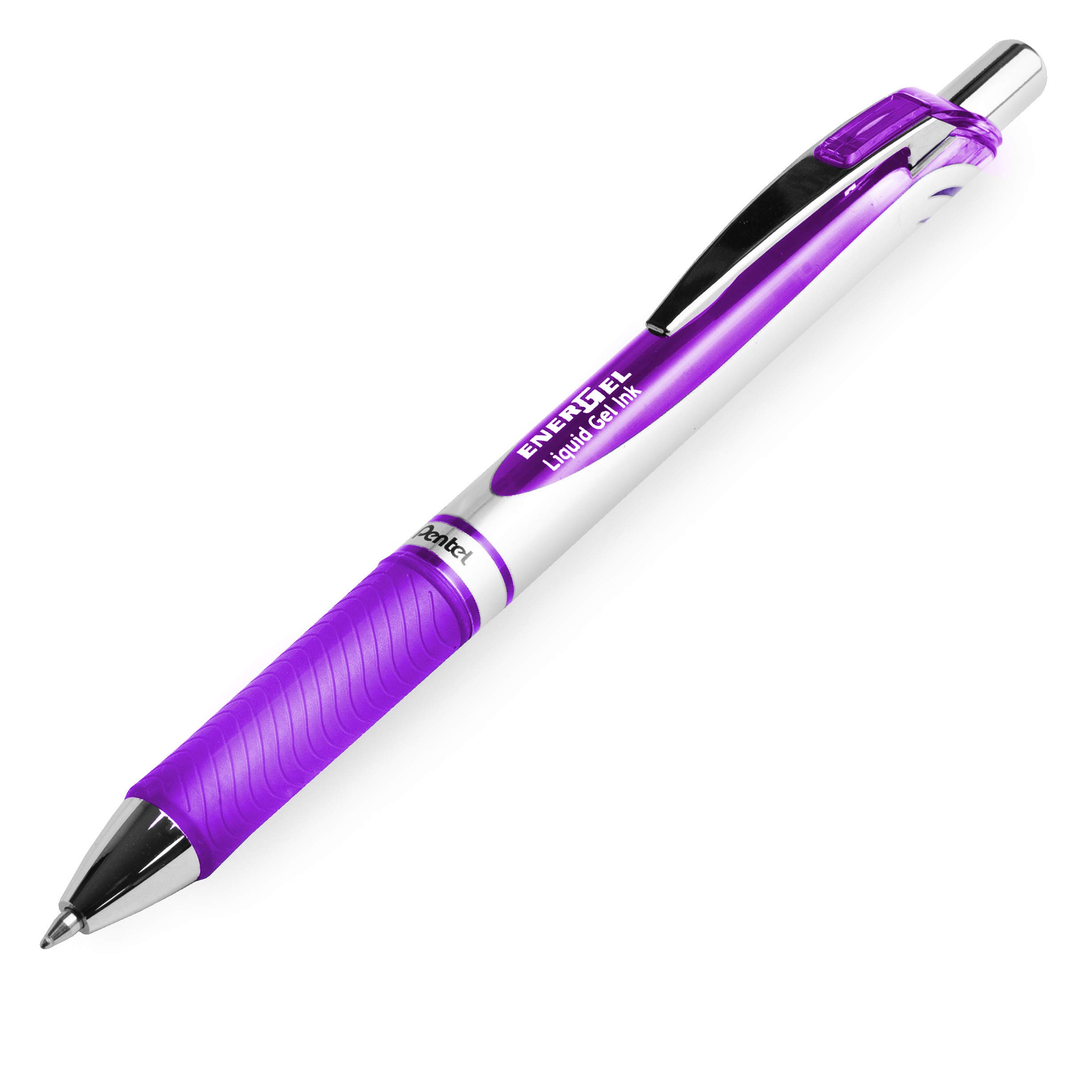 Pentel EnerGel XM BL77 - Retractable Liquid Gel Ink Pen - 0.7mm - 54% Recycled - Tropical Set of 5