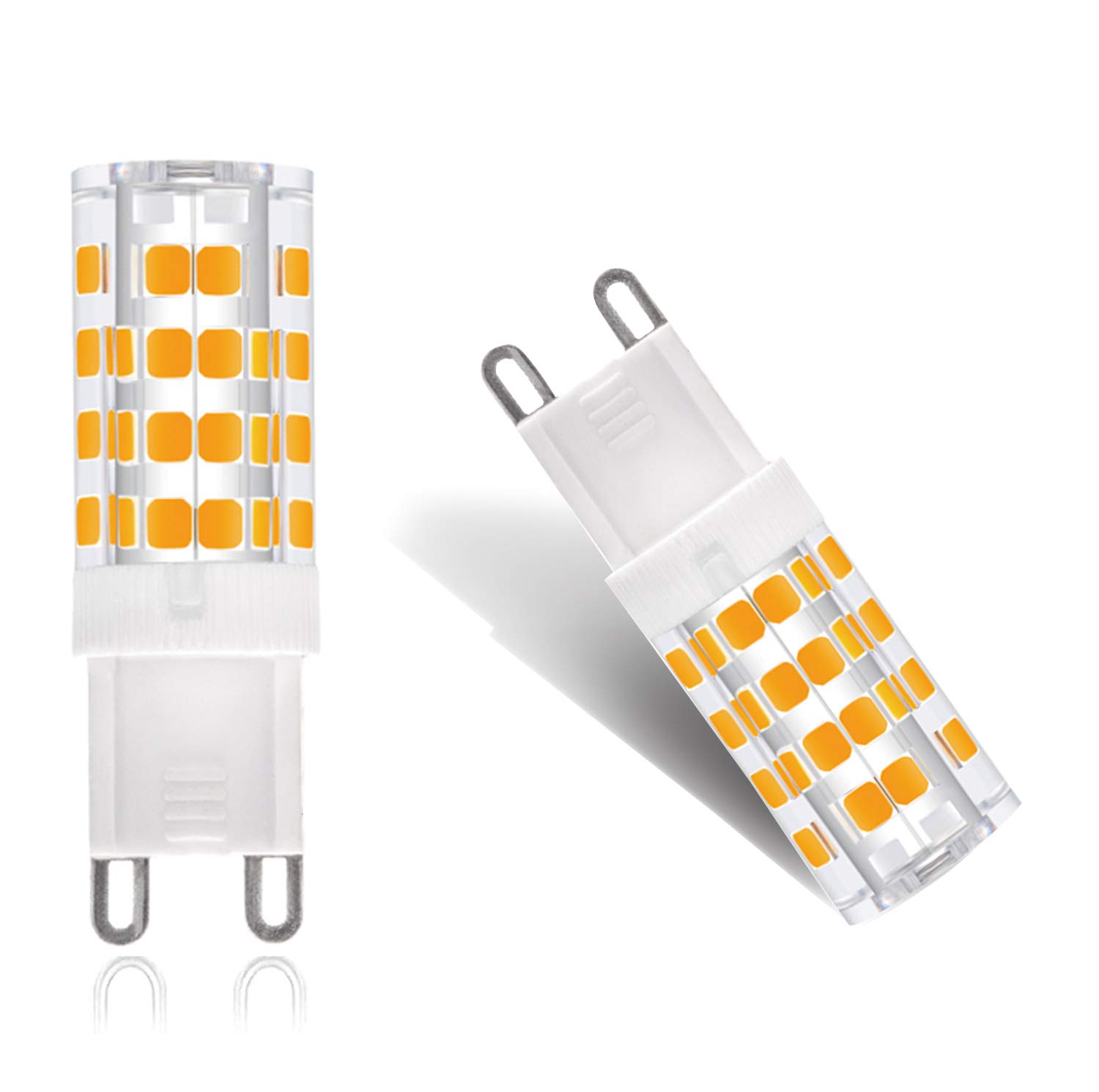 NLEHB G9 LED Bulb 5W (40W Halogen Equivalent), 400LM, Daylight White (5000K), G9 Base, Not Dimmable, G9 Daylight White Bulbs for Home Lighting (Pack of 6)