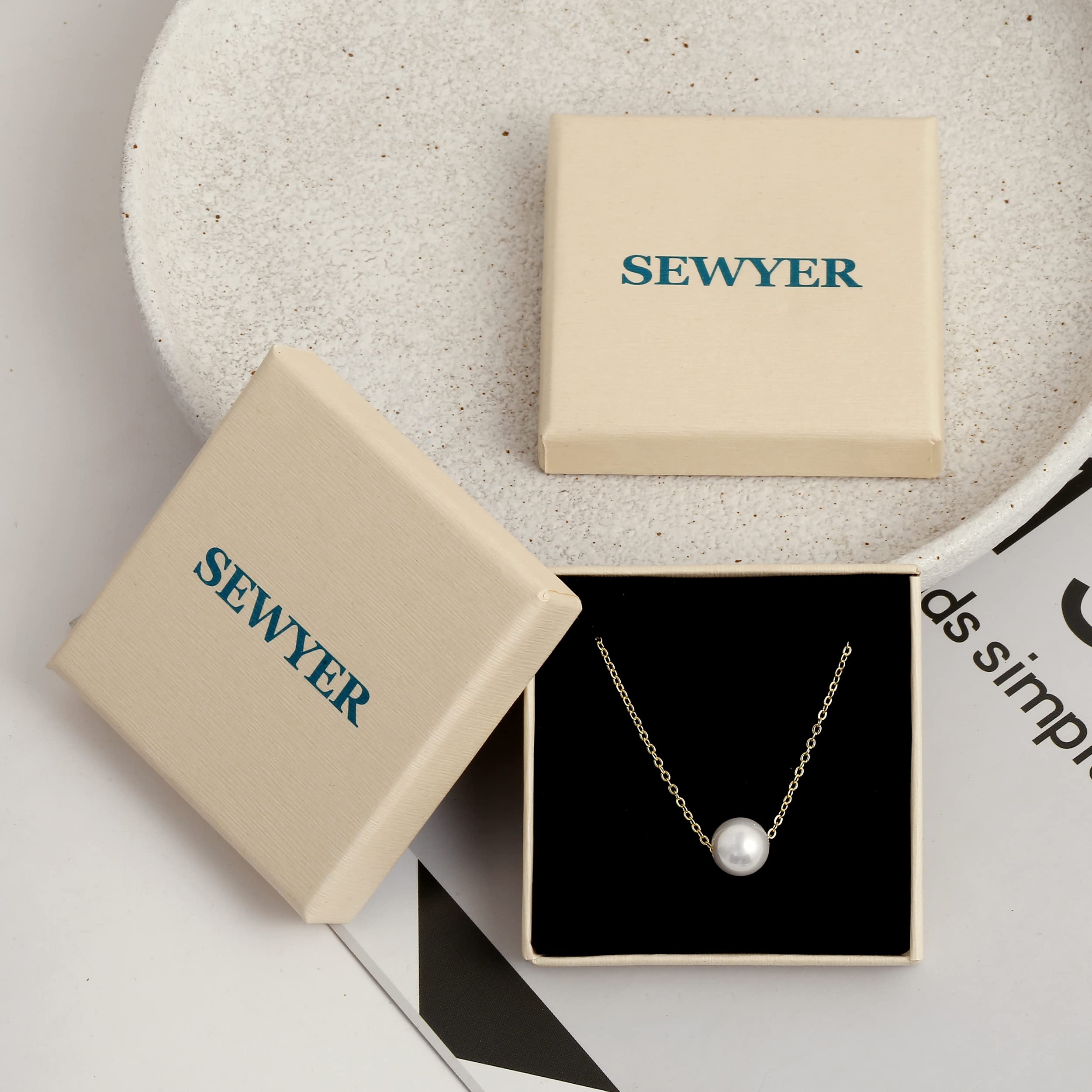 Sewyer Tiny Sideways Initial Choker Necklace for Women Dainty 14K Gold Plated Initial Necklace Personalized Letter Choker Everyday Jewelry