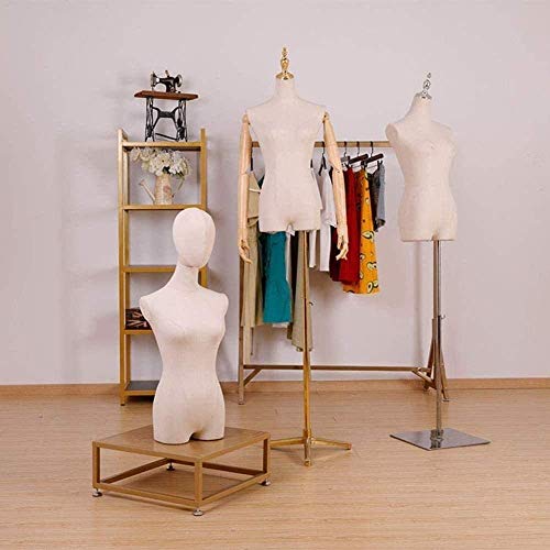 Mannequin Tailors Dummy Dressmakers Dummies Fashion Students Display Bust Metal Bracket Base Female Professional Tailors Dummy
