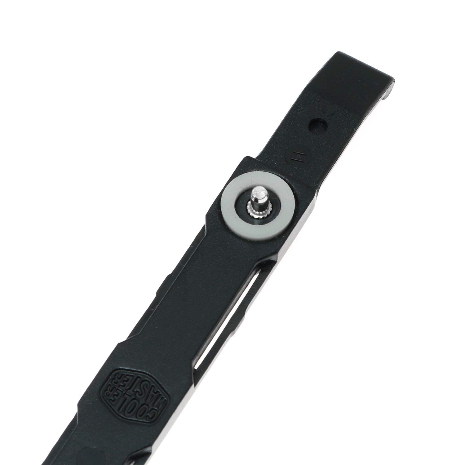 Maxmoral 2pcs Chassis Hard Drive Mounting Rails Plastic Black