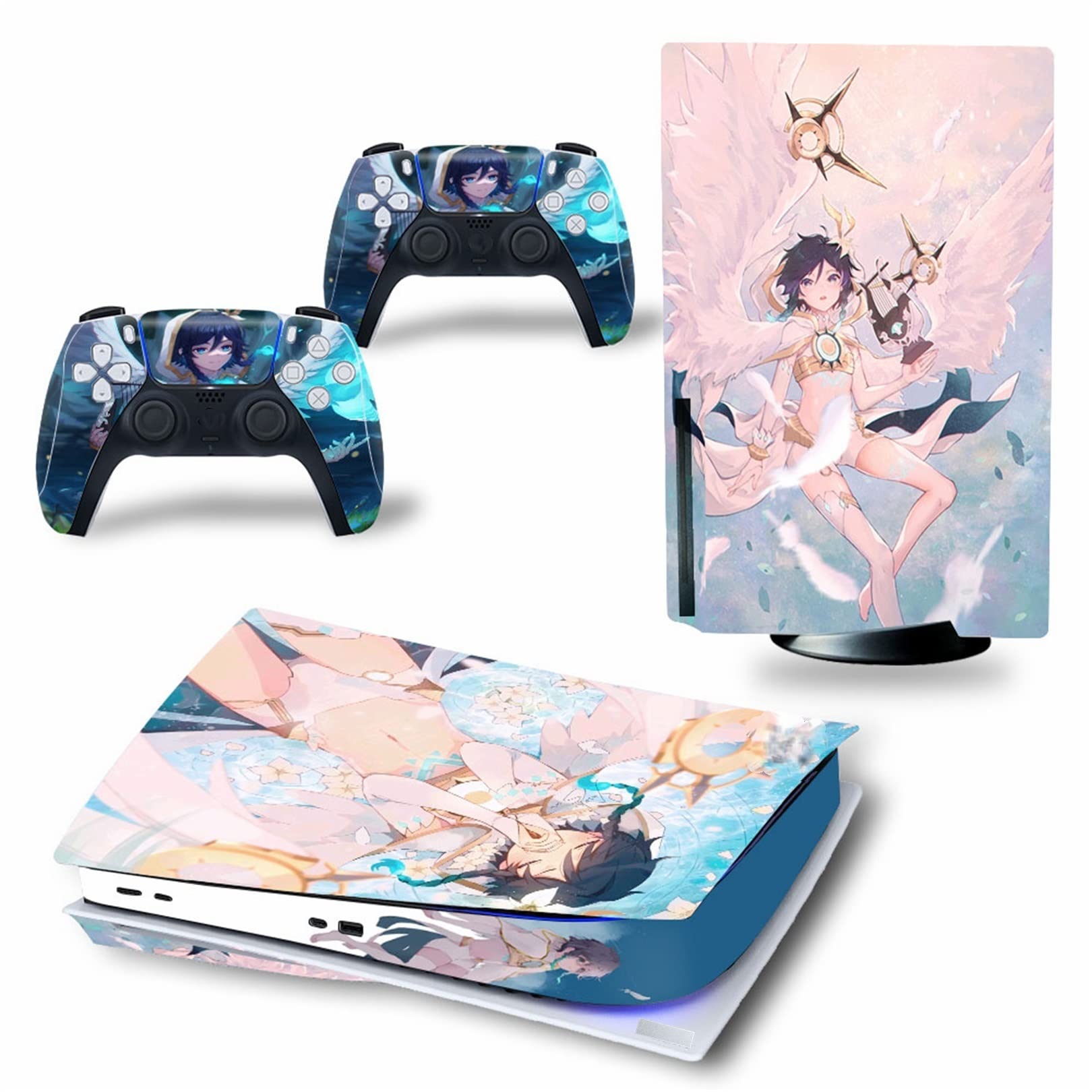 Top factory BUCEN for PS5 Skin Disc Edition & Digital Edition Console and Controller Vinyl Cover Skins Wraps Scratch Resistant, Compatible with for PS5 561247 Anti Scratch (Size : Digital Edition)