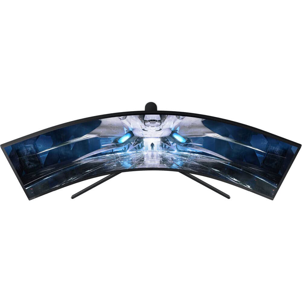 SAMSUNG 49" Odyssey Neo G9 Series G95NA 4K UHD Curved Gaming Monitor, 240Hz, 1ms, Mini LED Display, G-Sync and FreeSync Premium Pro, LS49AG952NNXZA, White & Black