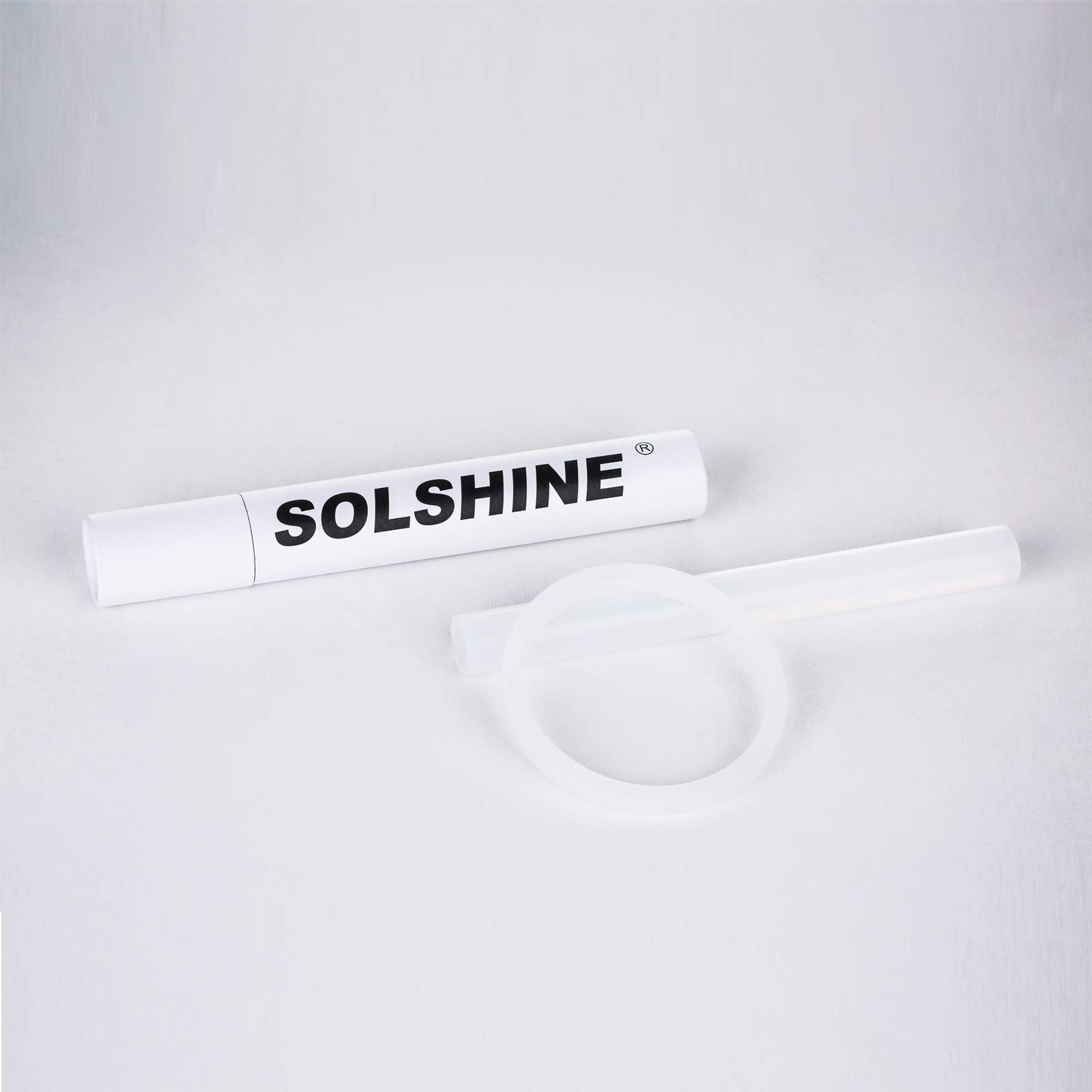SOLSHINE Crystal Singing Bowl 8 Inches 512Hz C Note Root Chakra Frosted Quartz, With Free Crystal Forward And O-ring Sound Repairer