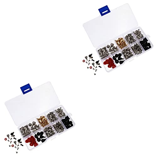 VILLCASE 456 Pcs Screw Motherboard Mounting Hardware Kits Mother Board Computer Motherboards Motherboard Bolt Bracket Laptop Steel