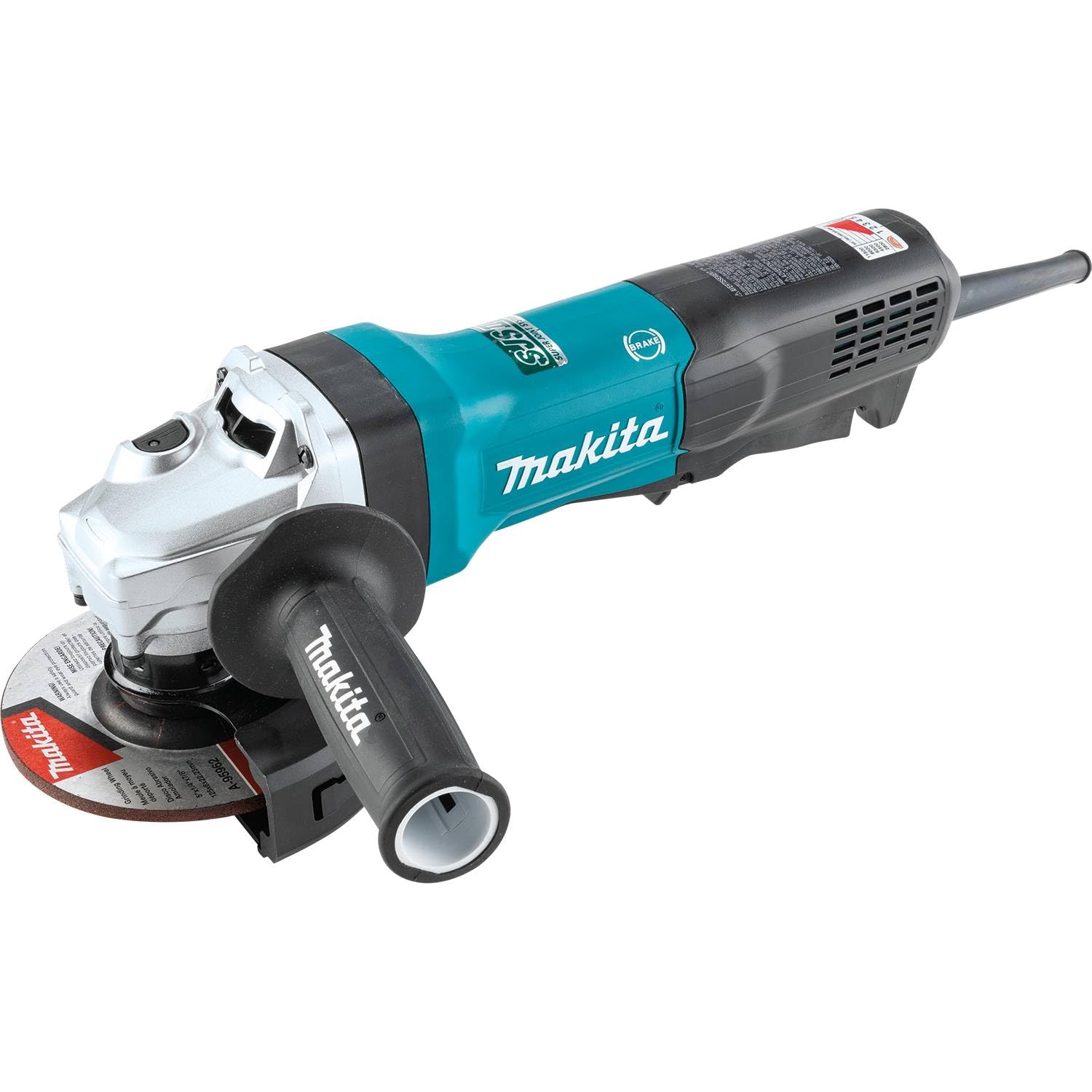 Makita GA5093 5" SJSâ˘II High-Power Angle Grinder, Paddle Switch, w/Brake