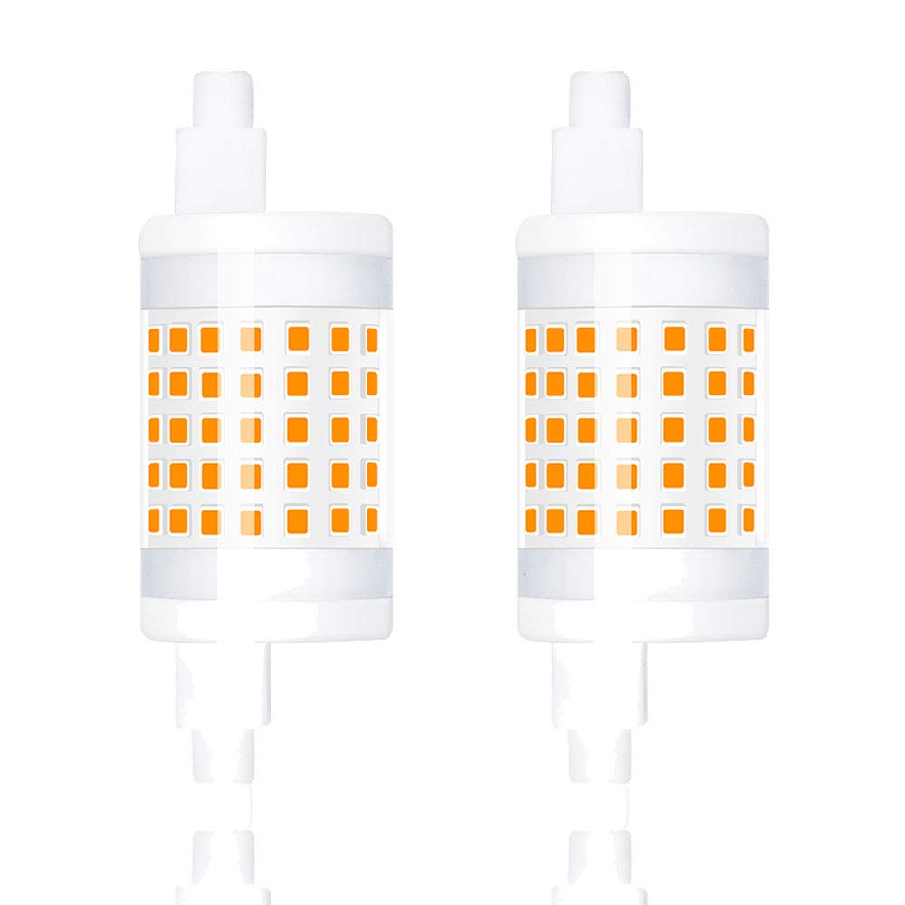 Luxvista Dimmable R7S LED Bulb Daylight J78 T3 LED Bulb, 10W J78 Bulb (100W R7S Halogen Bulb Replacement), 78mm J-Type Light Bulbs for Ceiling Light Floor Wall Lamps Security Lights