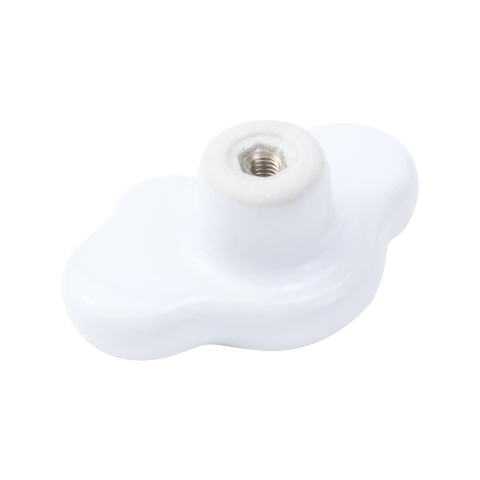 Tighall 3D Cloud Shape Ceramic Drawer Knobs Cabinet Handle pulls Dresser Knobs for Room Cabinets Closets Toy Organizer Box Bookcase 6pcs/Set (2", White)