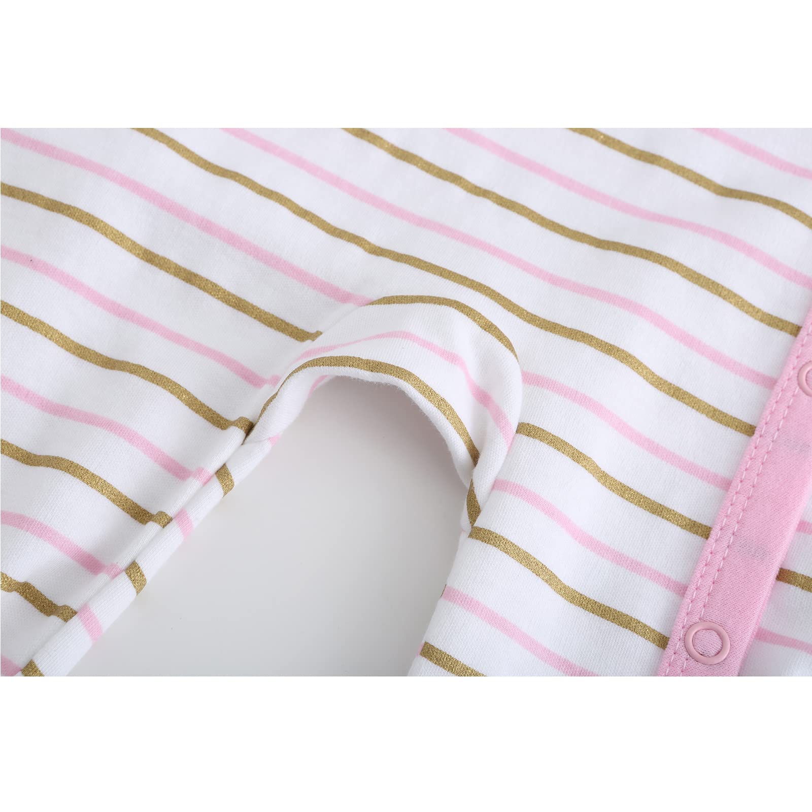 ZAV Unisex Infants Clothes 5-pack Short Sleeve Bodysuits And 3-pack Baby Footed Jumpsuits