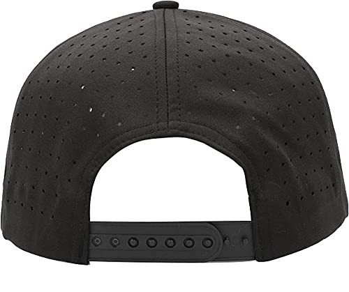 SHANKITGOLF Skull & Crossbones Golf Hat - Adjustable, Breathable, Snapback Trucker Hat - Funny Skull Cap, Perfect for Golfing, Hiking, Fishing, Running & Outdoor Activities (Black)