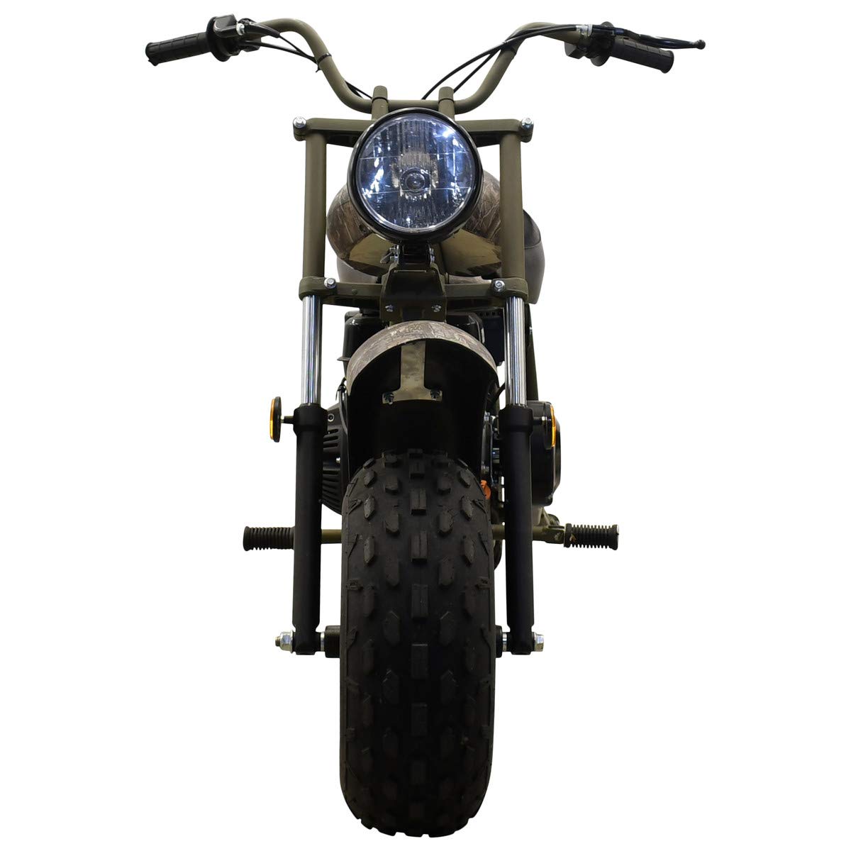 Massimo Motor Warrior200 196CC Engine, 6.5 HP Super Size Mini Motor. Wide Tires Motorcycle Powersport (Camouflage)