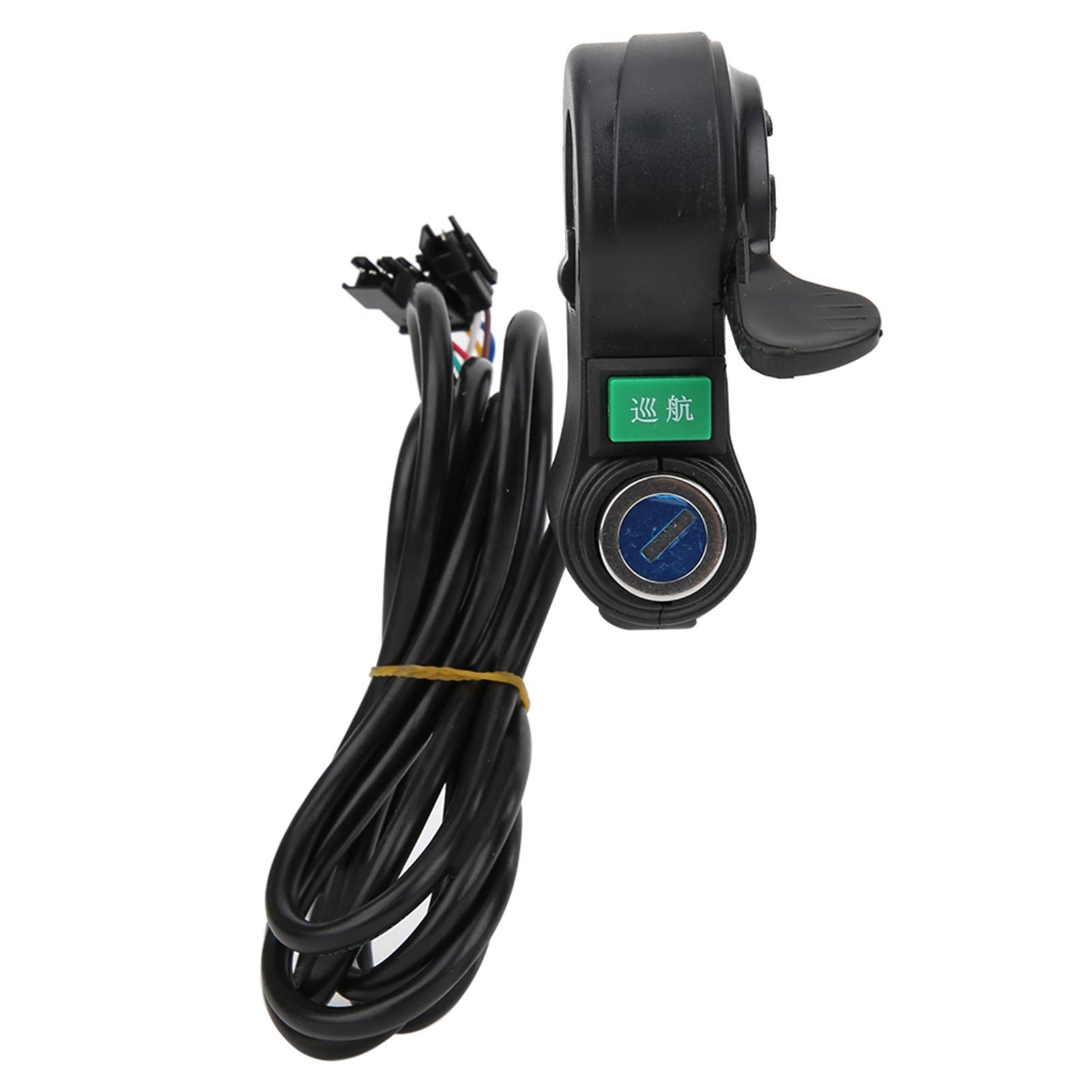 Shanrya Cruising Handlebar Switch, Thumb Lock Handlebar Switch, Stable Characteristics Electric Bike Accessory for Cycling