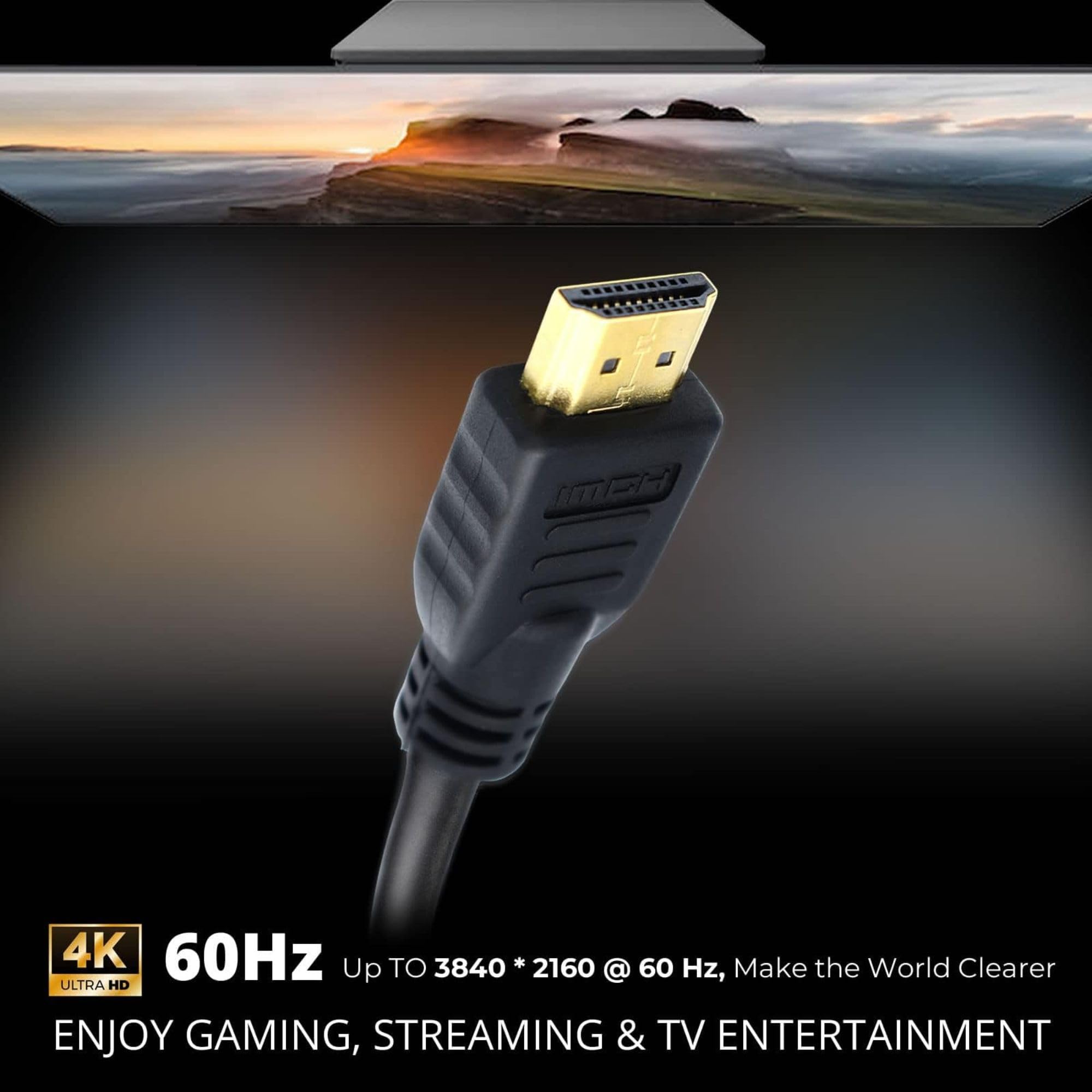 Master Cables High-Speed HDMI Cable for Nintendo Switch Premium Quality, 4K Ultra HD, HDR Video, High-Fidelity Audio, Durable Connectors - Ideal for Gaming, Streaming, and Home Entertainment