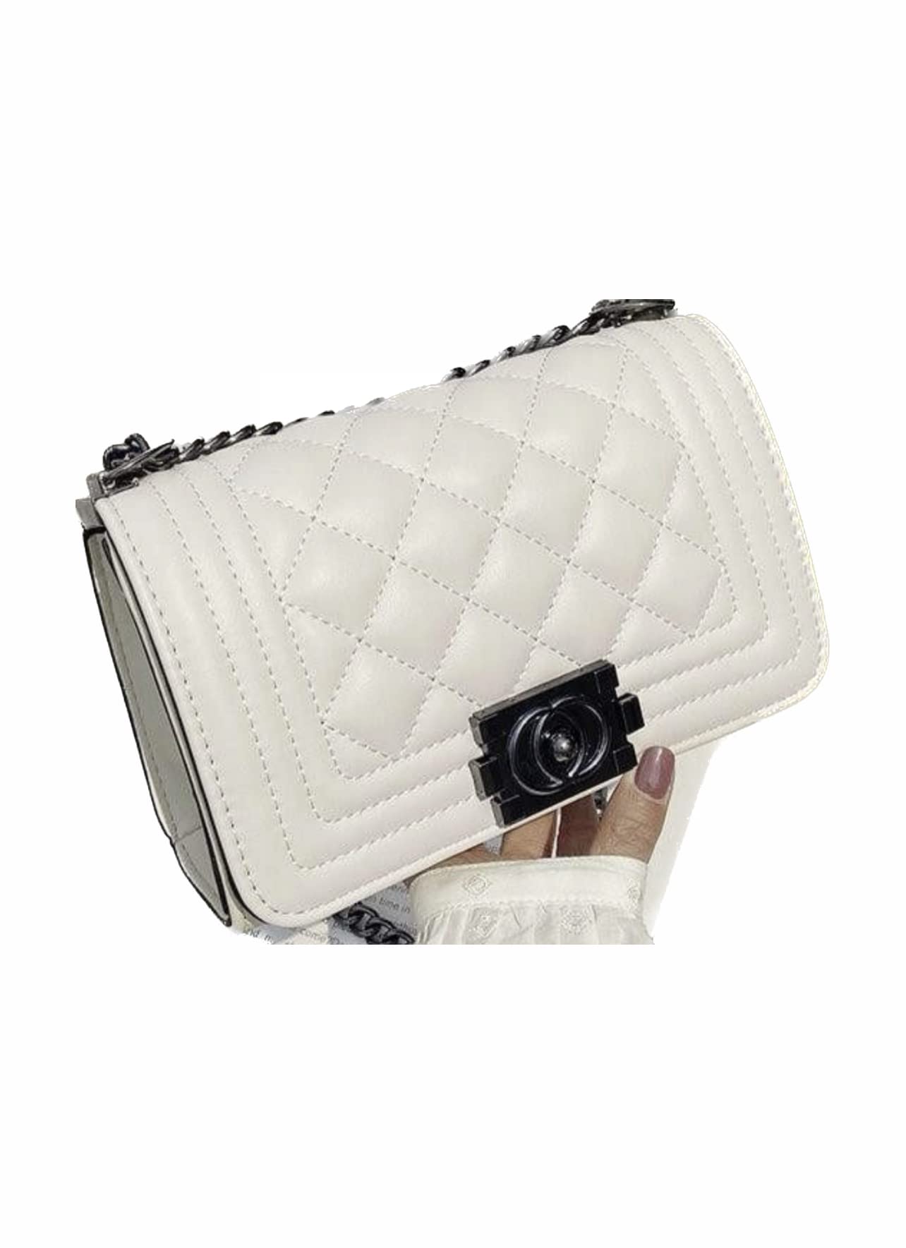 Women crossbody bag (White)