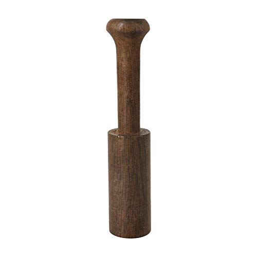 SJYDQ Handmade Hardwood Singing Bowl Christmas Felted Striker Mallet Leather Wrap (Color : White-Patch Five-Pointed star4)