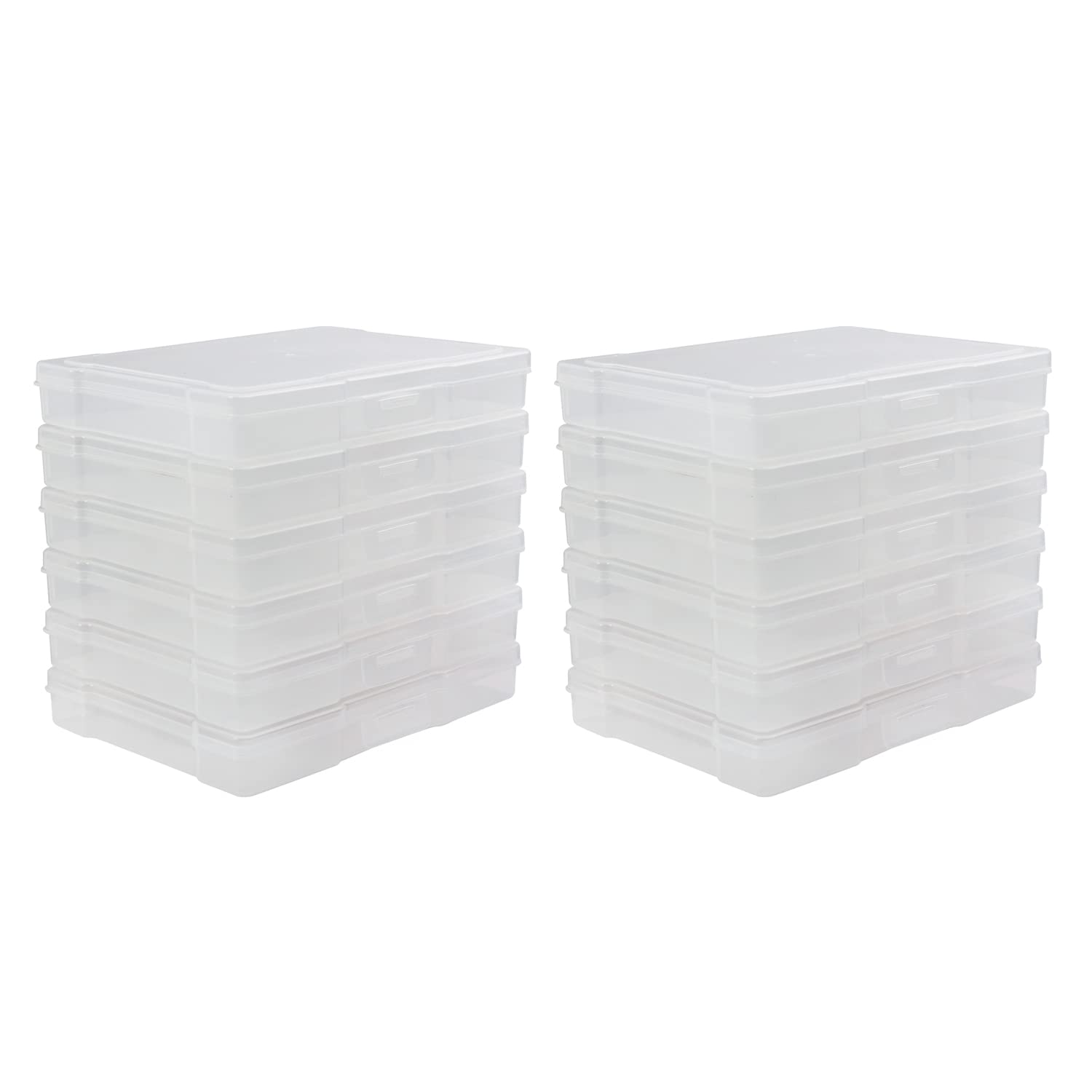 novelinks Transparent 5" x 7" Photo Storage Boxes - Photos Organizer Cases Photo Keeper picture organizer photo boxes storage for Photos (12)