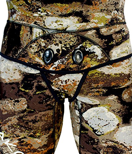 MAKO Spearguns Mens Spearfishing Wetsuit 3D Yamamoto Reef Camo 5mm 2 Piece (Large)