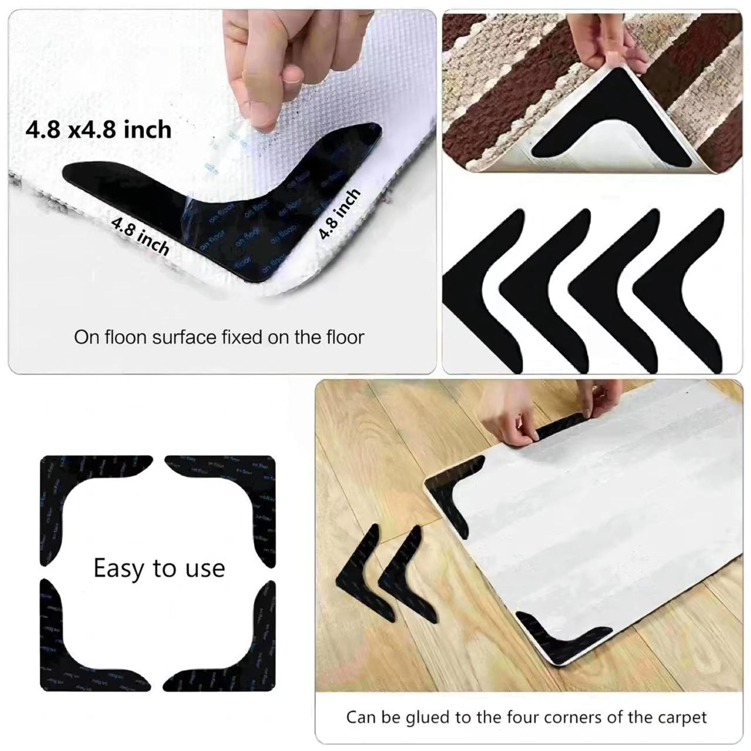 USHIRUG 3D Plant Printing Area Rug, 6x8ft, Tropical Palm Leaves Home Decorative Rugs, Reduce Noise Low Pile Non-Slip Throw Rugs, Soft Machine Washable High Traffic Rug for Study Room Bedside