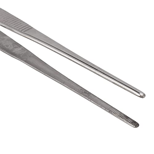 VINGVO Bonsai Tweezers, Edges Bonsai Tweezers Tool Ergonomic Handle Wear Resistant Rust Proof (Straight)