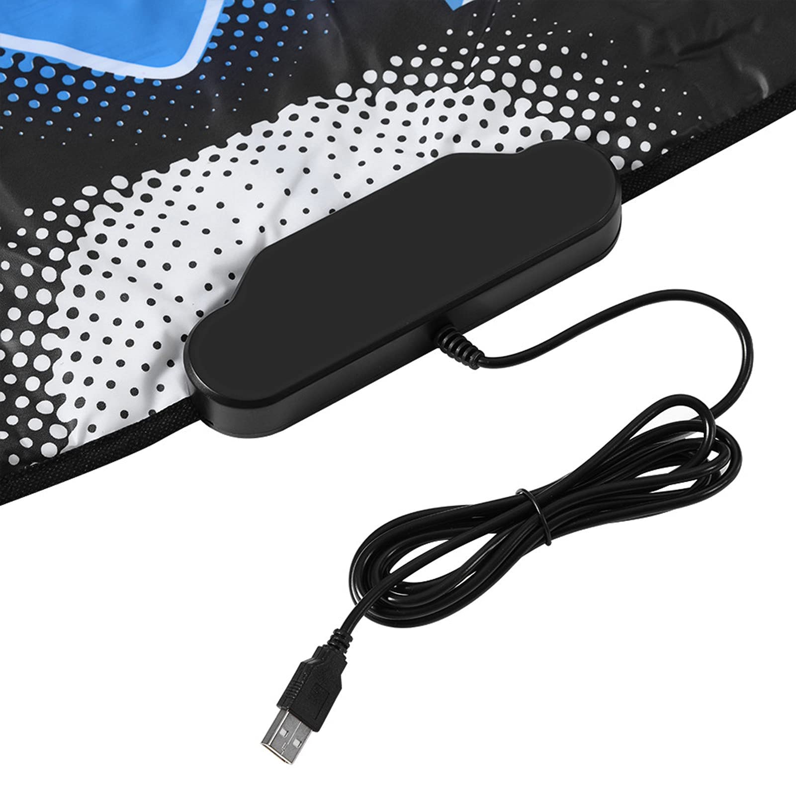 USB Dance Floor Mat Nonslip Dancing Step Dance Mat Pad Blanket Compatible for PC Laptop Video Game, Musical Play Mat Dancer Blanket for Kids Adults Family Home Entertainment
