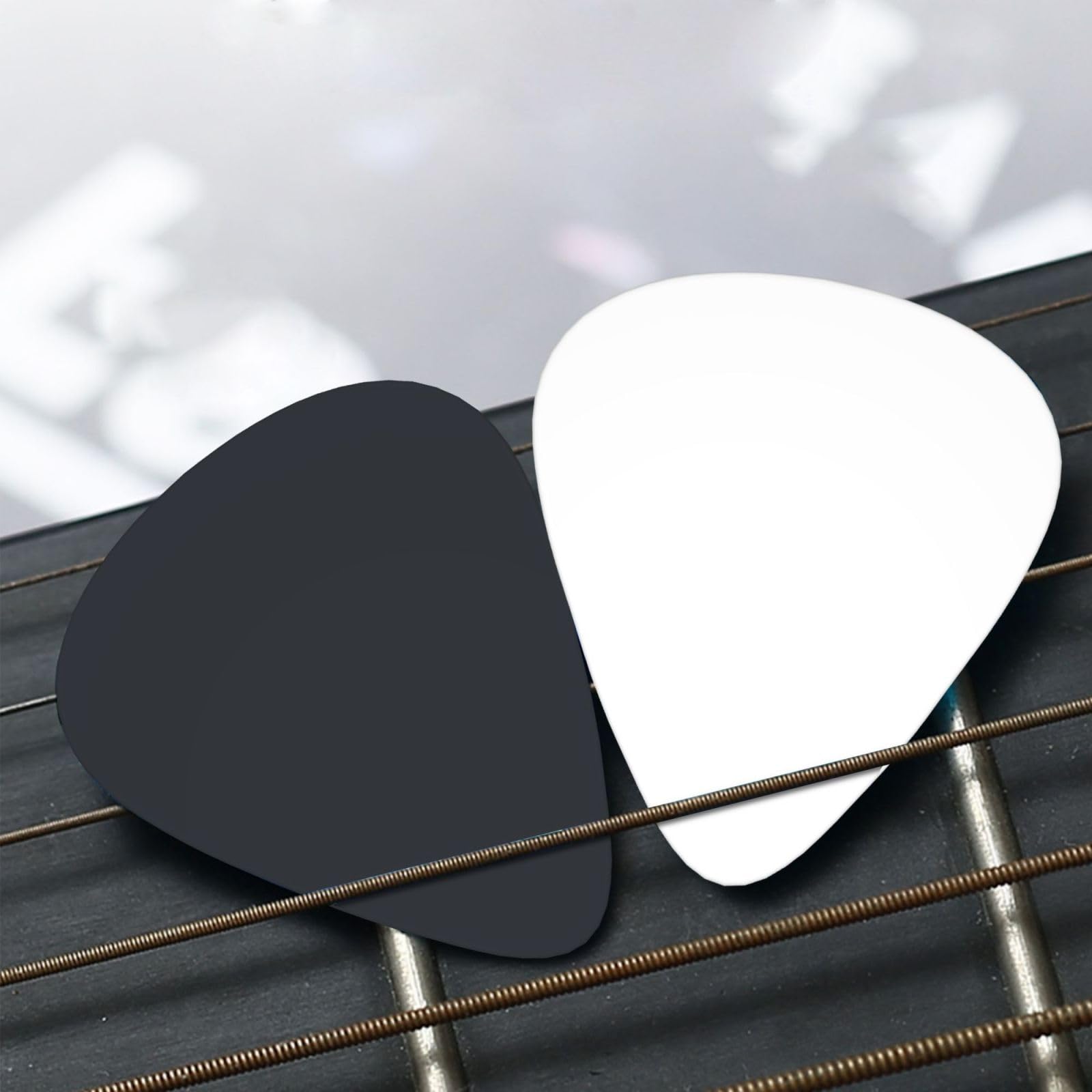 Rock and Roll Guitar Picks for Electric Guitar Bass Plectrums for Acoustic Guitar Pick 12 Pack Includes Thin Medium Heavy Gauges