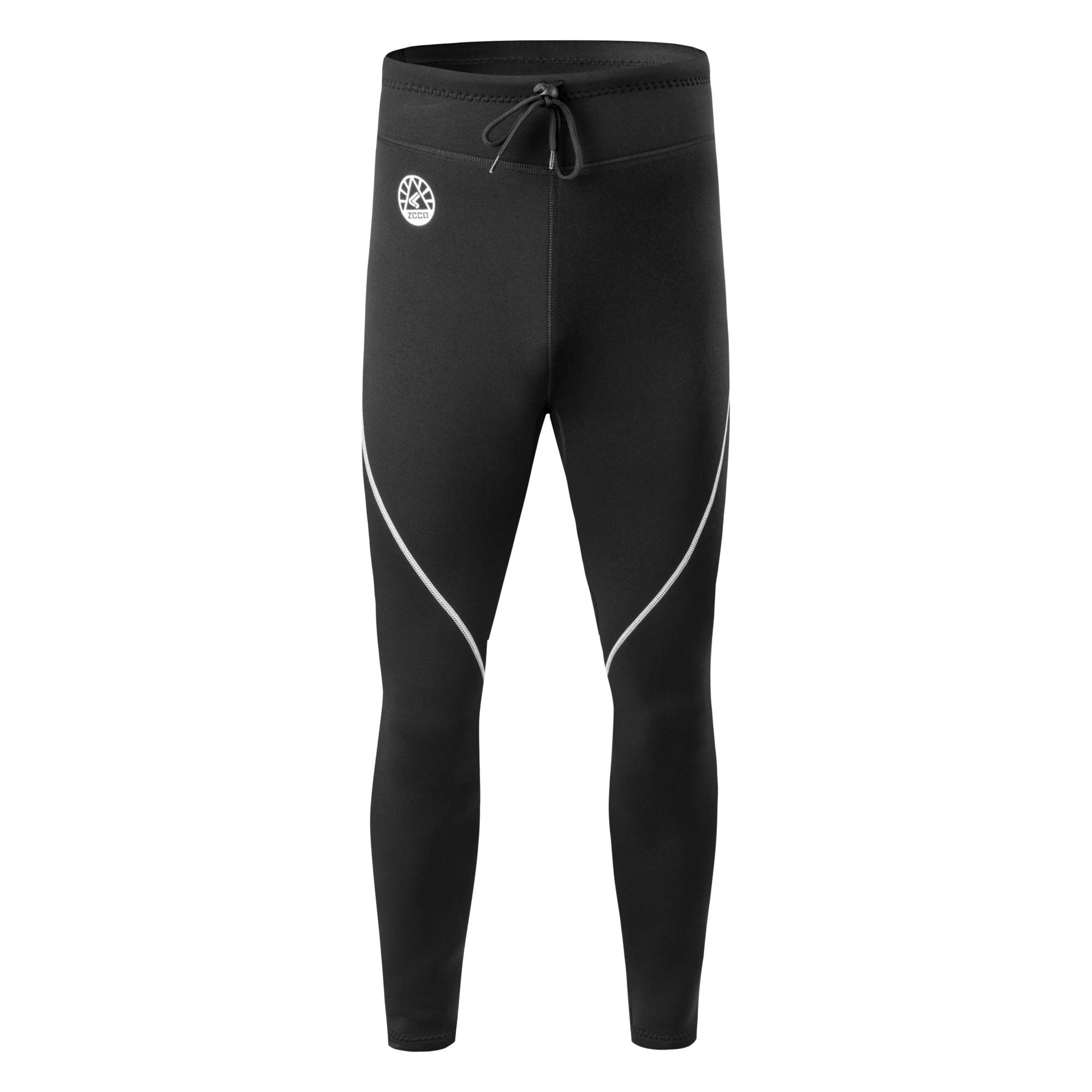 Men's Wetsuit Pants, 1.5mm Neoprene Long Pants for Surfing Kayaking Swimming Diving Canoeing (Gray, 3XL)
