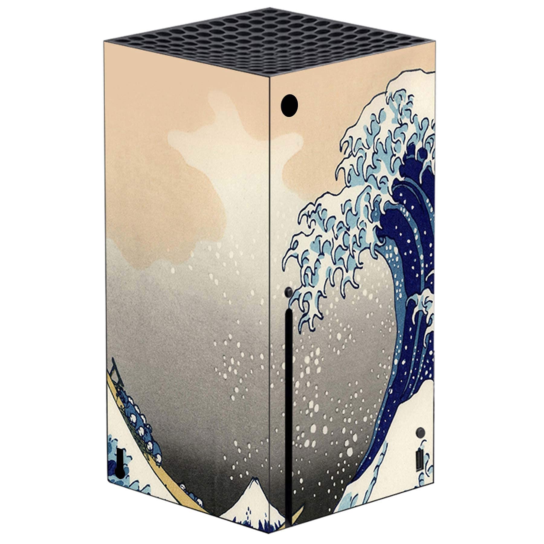 PlayVital The Great Wave Custom Vinyl Skins for Xbox Series X, Wrap Decal Cover Stickers for Xbox Series X Console Controller (Renewed)