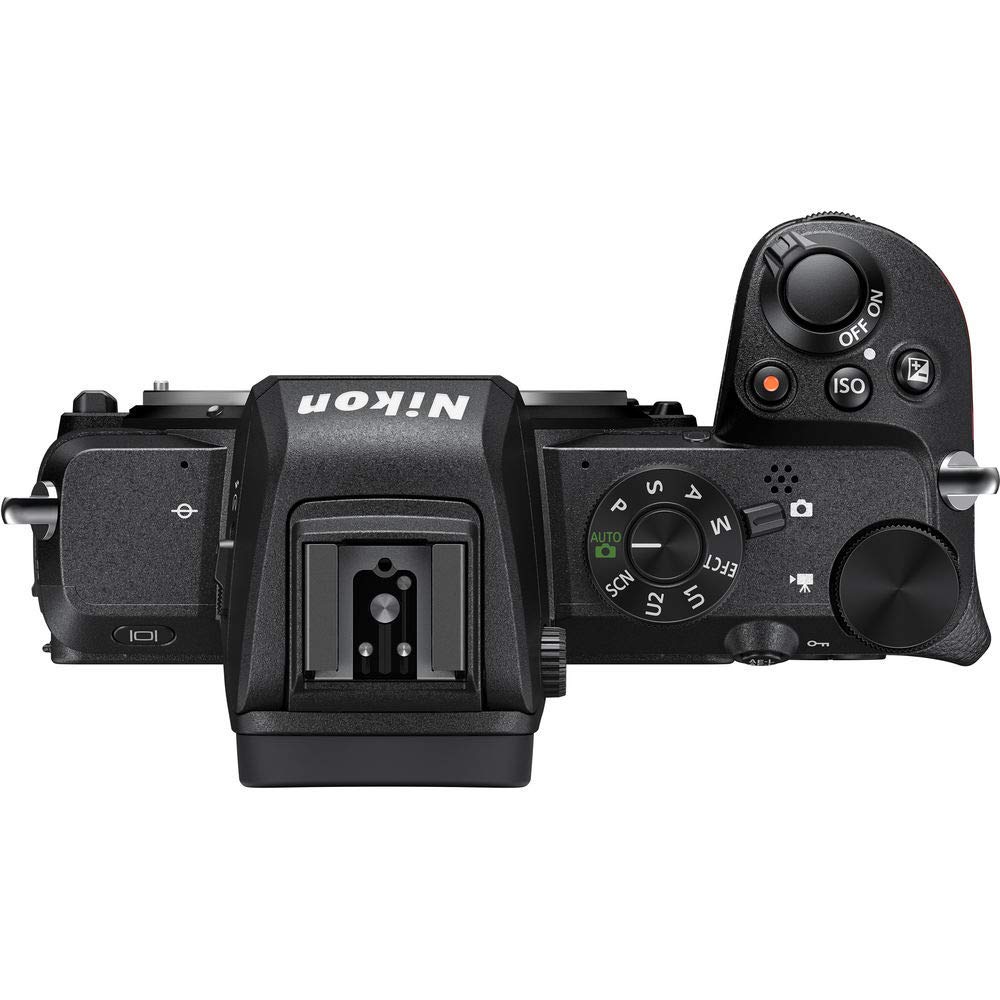 Nikon Z 50 Mirrorless Digital Camera (Body Only) (1634) + FTZ Mount Adapter + EN-EL25 Battery + 64GB Card + Case + Corel Software + HDMI Cable + Cleaning Set + More (International Model) (Renewed)
