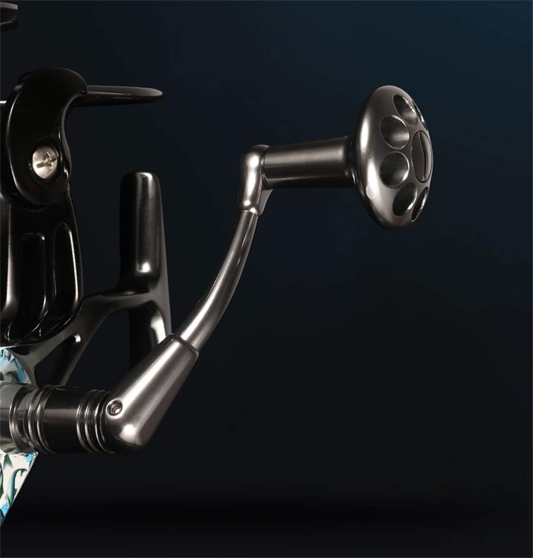LLJPYX7L Spinning Reel Super Smooth and Large Capacity, 18 Durable Stainless Steel Bearings, 5.5:1 Gear Ratio, Left/Right Interchangeable, high Performance Fishing Reel (Color : 5000)