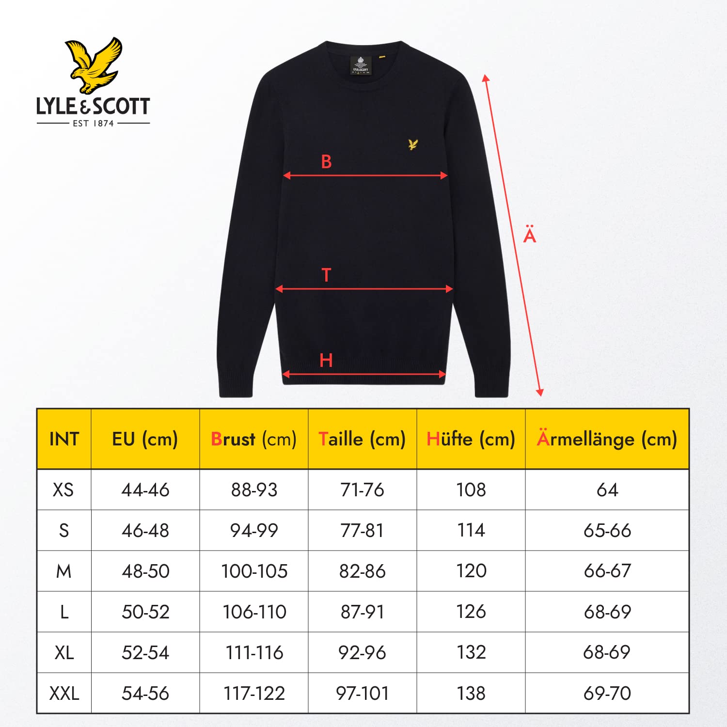 Lyle & Scott Men's Logo Sweatshirt, Black, L