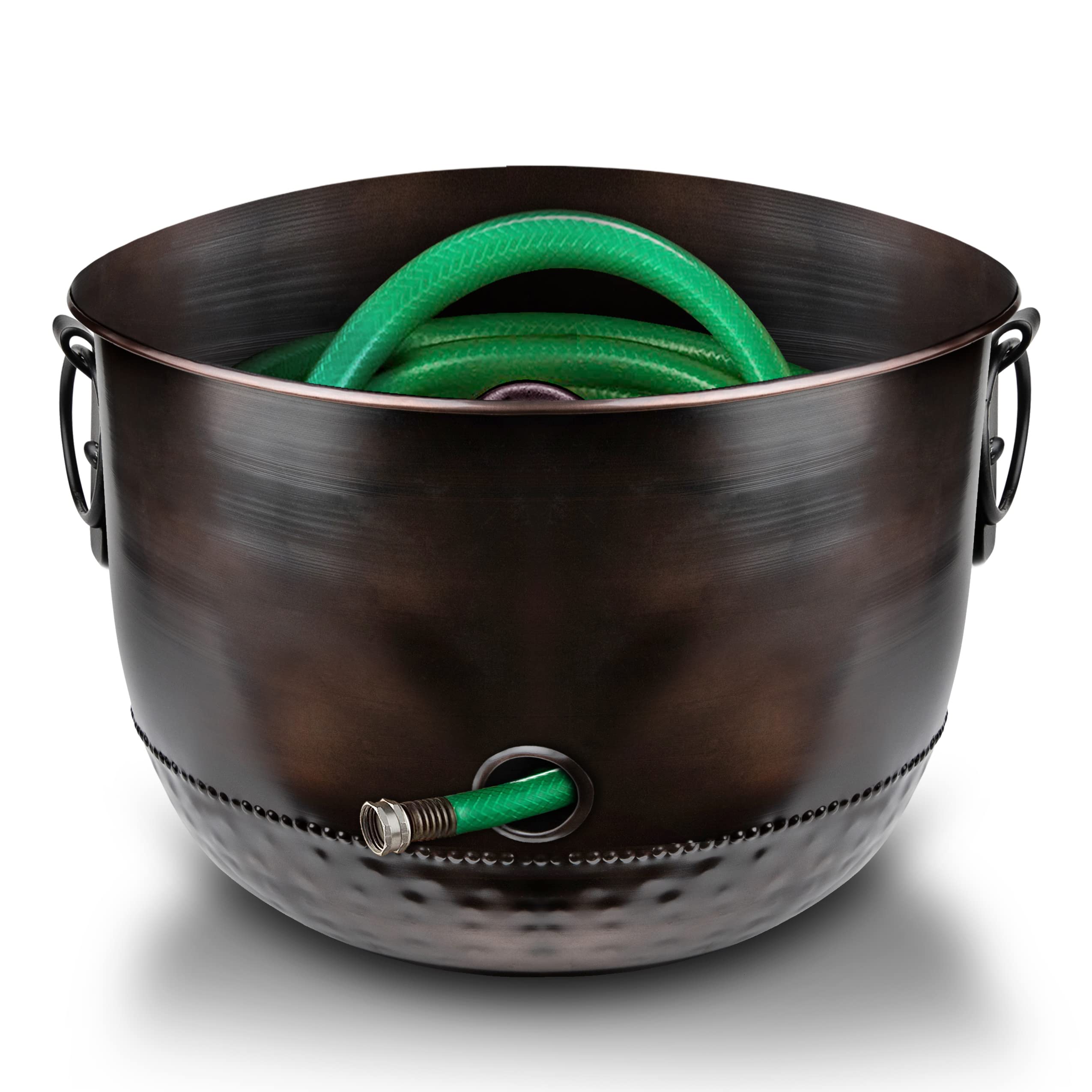 LifeSmart Hose Storage Pots (Bronzed Mocha, Simple Sanctuary)