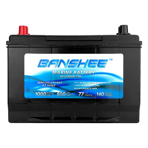 Marine Battery Replaces D27M 8027-127 Group 27