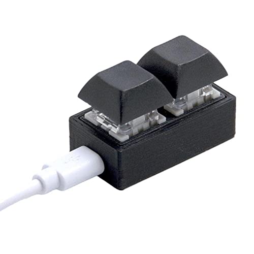 WWDZ Mini USB 2 Keys Macro Programming Function Keyboard DIY Shortcut Keyboard Keypad Programmable Keyboard Gaming Mechanical