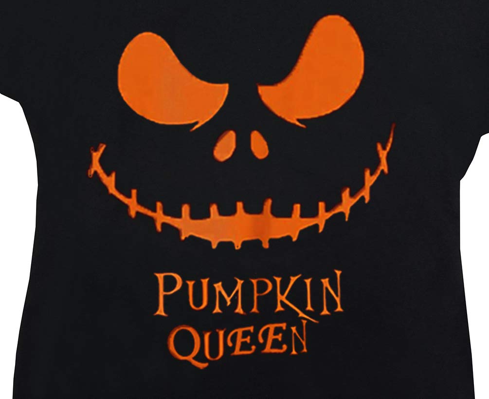 LYXIOF Women Slouchy Shirts Halloween Pumpkin Long Sleeve Sweatshirts Pullover Black 2XL