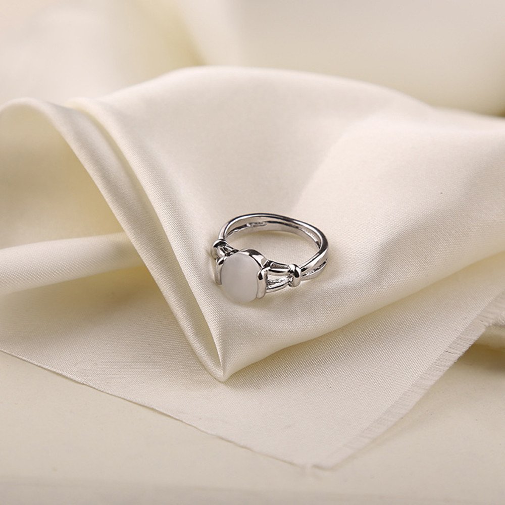LUREMEĀ® Fashion Alloy Twilight Saga Bella Natural Cateye Stone Women's Ring-M (04001479-1)