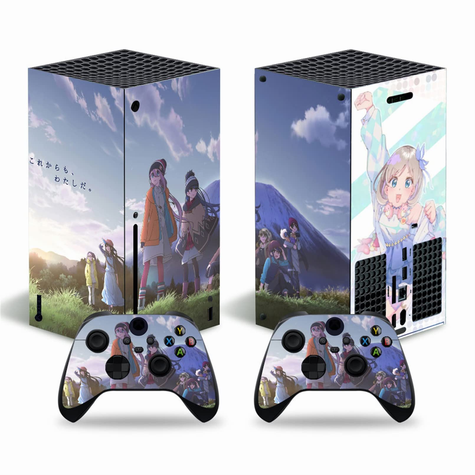 Top factory Skin Decal Protective Vinyl Skin Decal Cover for Series X Console Skins Wrap Sticker with Two Free Wireless Controller Decals 45634 Decal