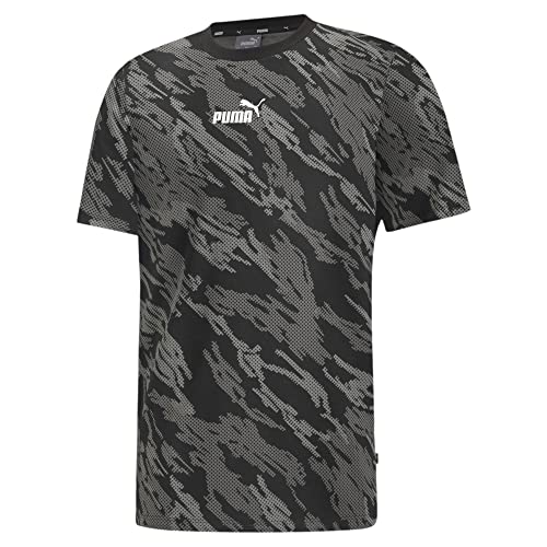 PUMA mens Graphic Tee T Shirt, Black, X-Large US