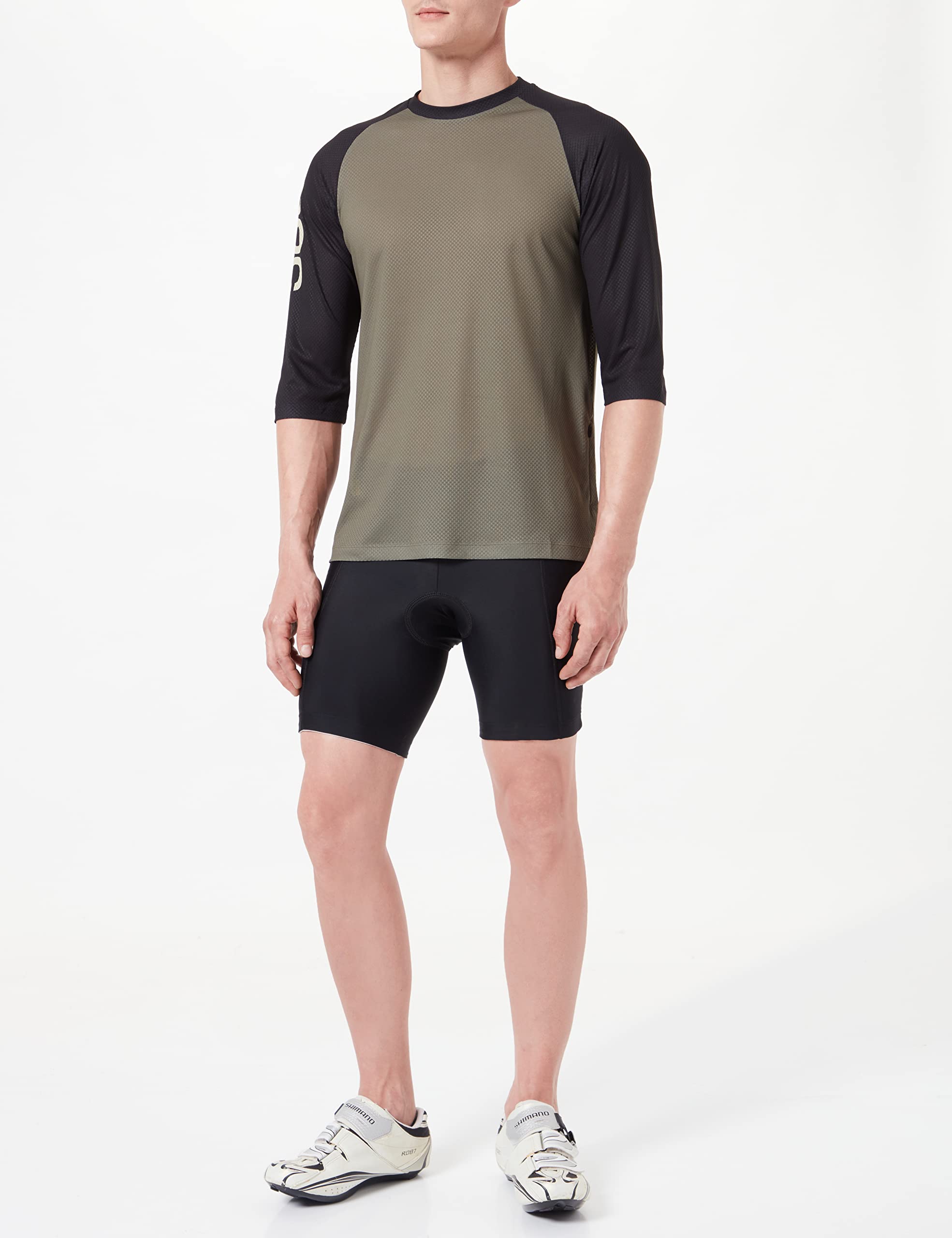 POC MTB Pure 3/4 Jersey Apparel Epidote Green/Uranium Black MED