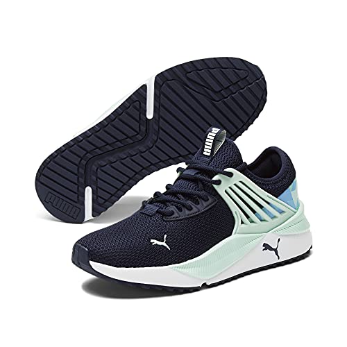 Puma Women's Pacer Future Sneaker, Kaleidoscope Peacoat-Bay-Bleu Azur, 7.5